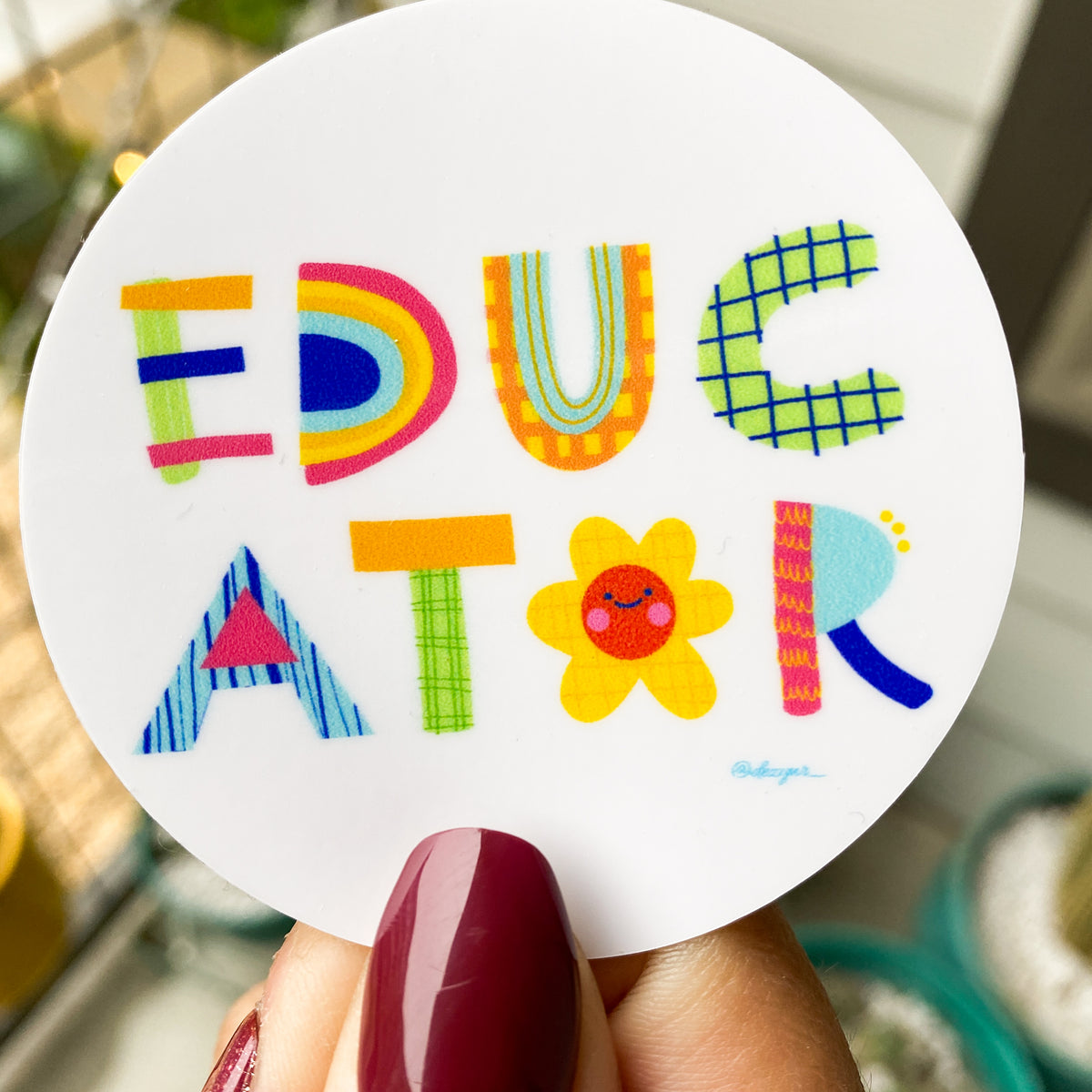 Educator sticker – DEZYNR_